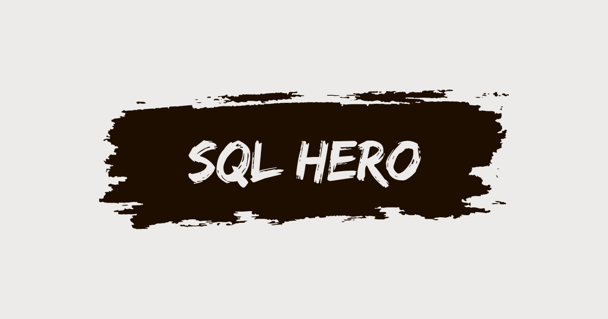SQL Hero